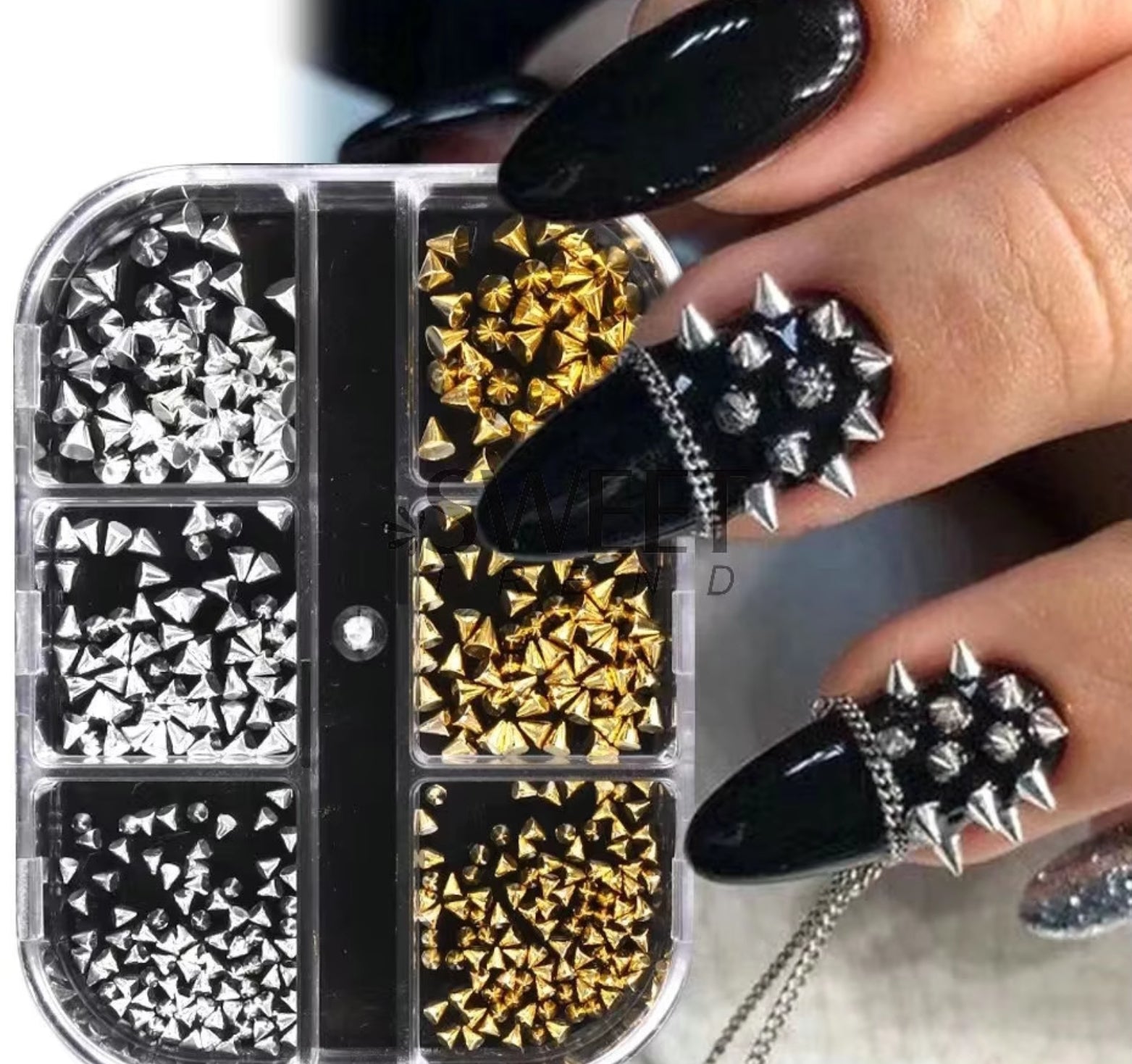 Nail Spikes Charms 6 Grid – Nails Plus