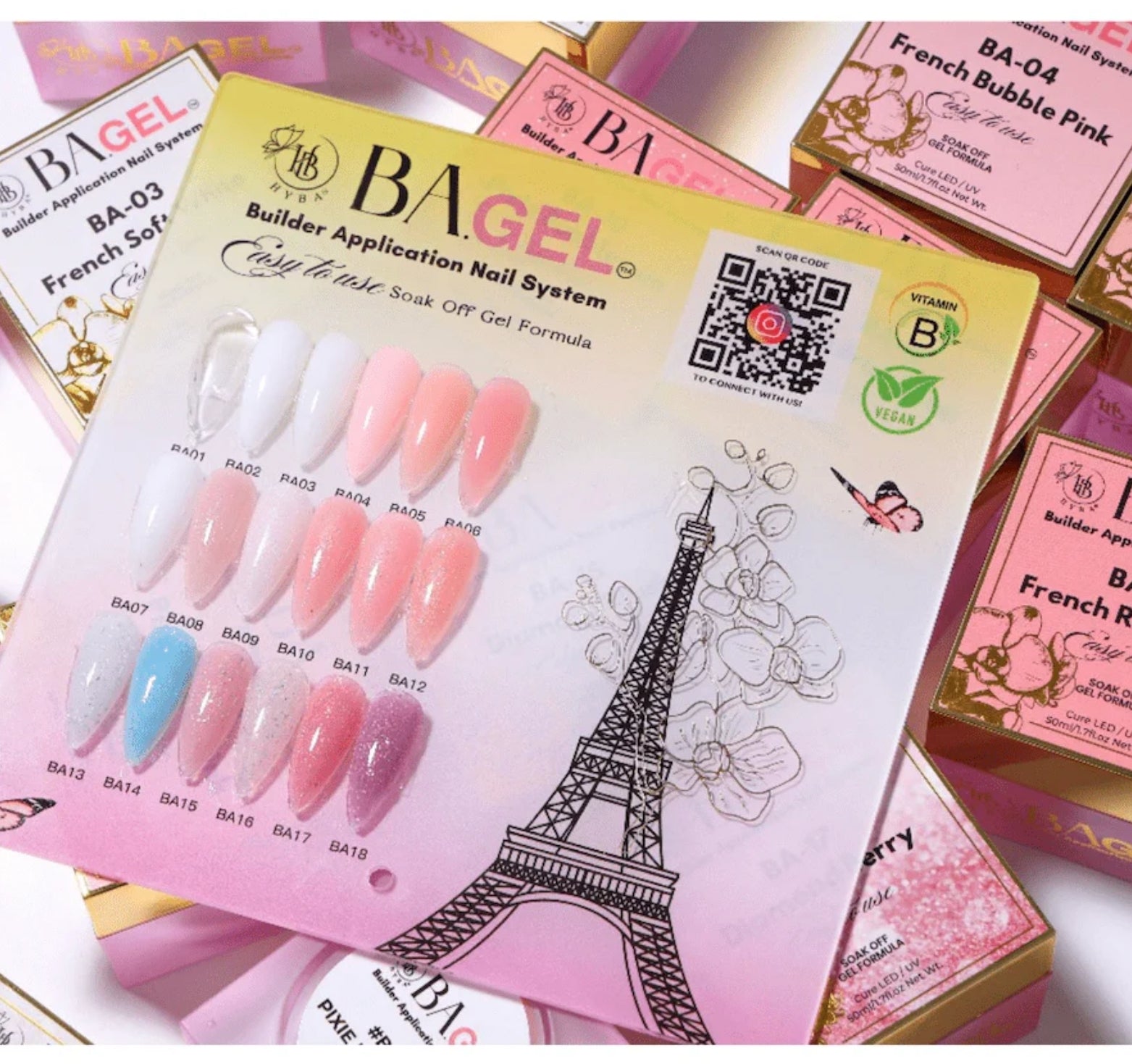 BaGel Master Color Chart – Nails Plus